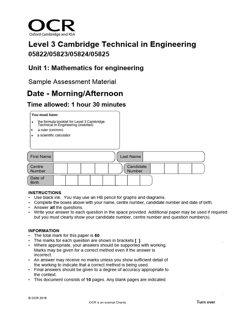 Mathematics For Engineering | PDF | Triangle | Capacitor