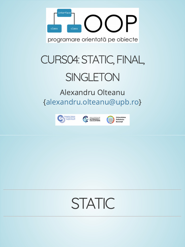 Curs 04 | PDF | Computer Science | Computing