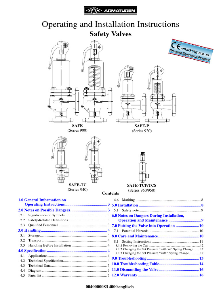 Safety Valve | PDF | Valve | Safety