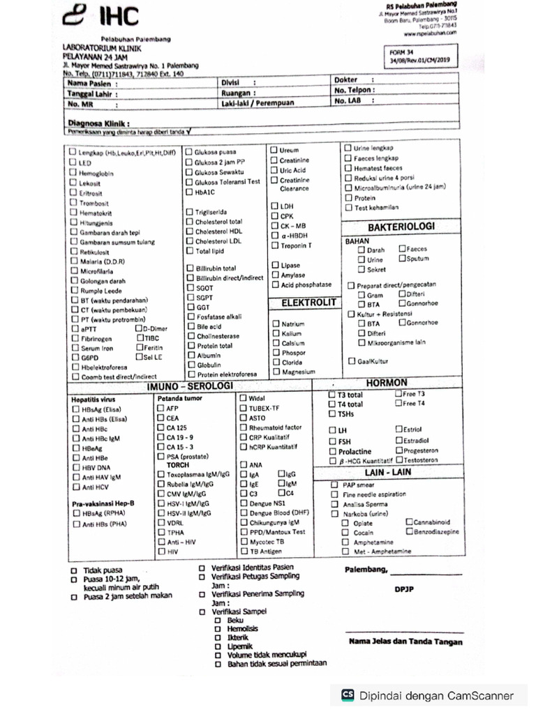 Blanko Laboratorium | PDF