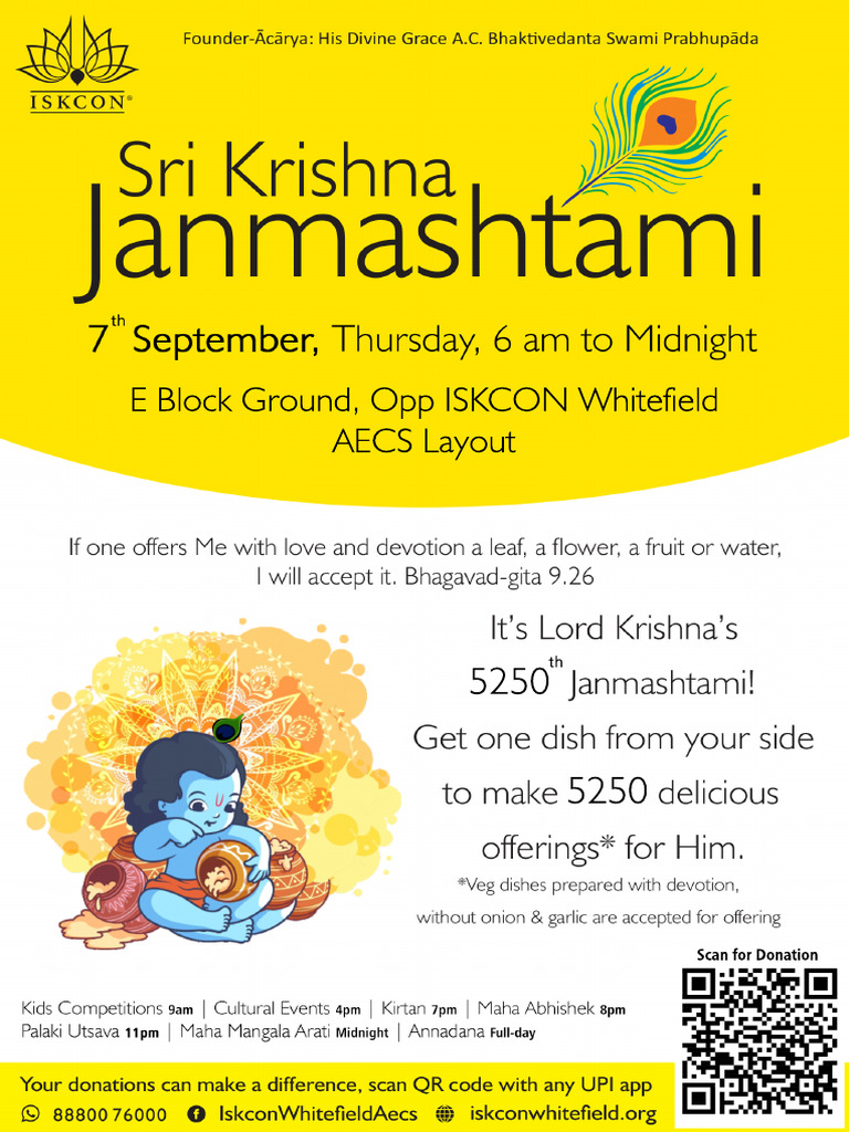 ISKCON Janmashtami | PDF