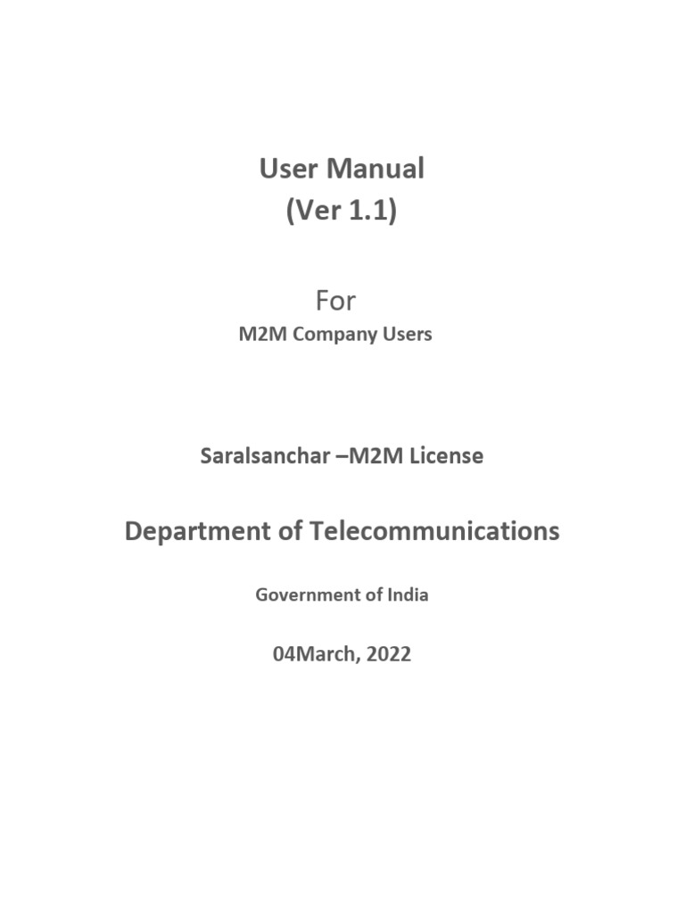 m2m_applicant_usermanual_v1 | Download Free PDF | Software | Computing