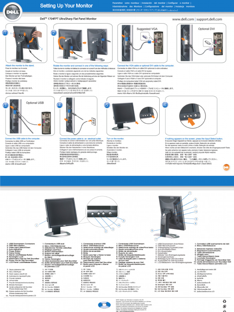 Dell 1704FPT Monitor Manual | PDF