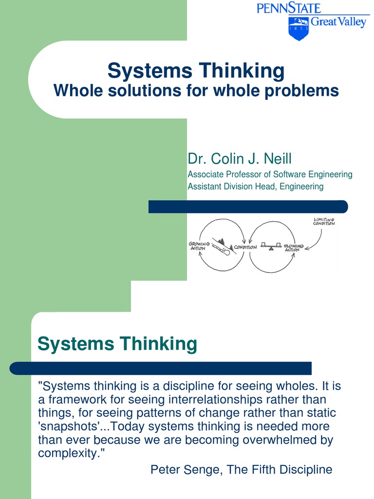 Systems Thinking | PDF | System | Systems Thinking