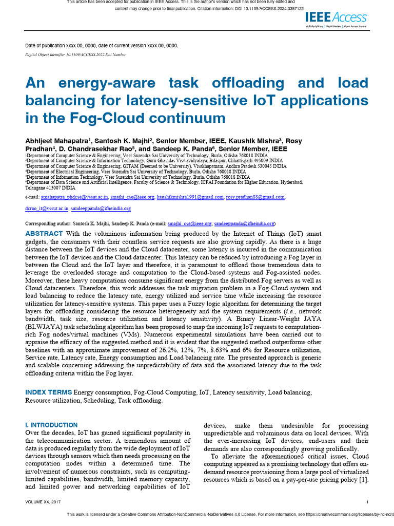 Toan Energy-Aware Task Offloading and Load Balancing For Latency-Sensitive IoT Applications in ...