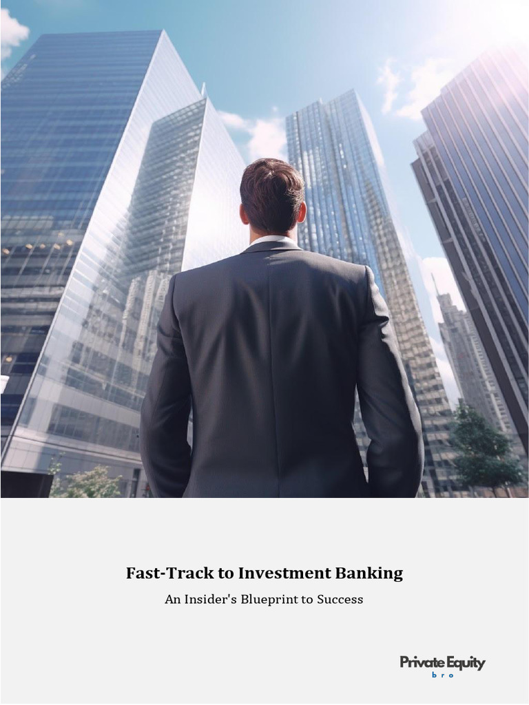 Investment Banking Success Blueprint | PDF | Investment Banking ...