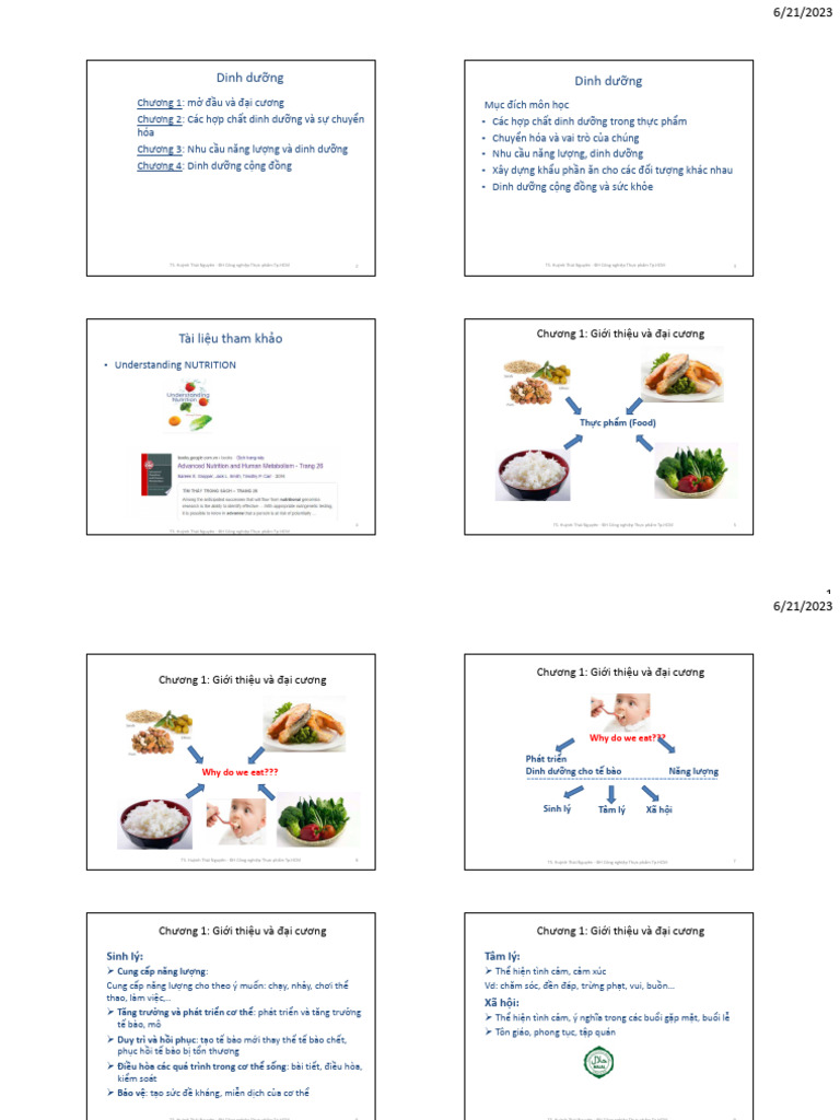 Dinh Dư NG (Nutrition) 2023 | PDF