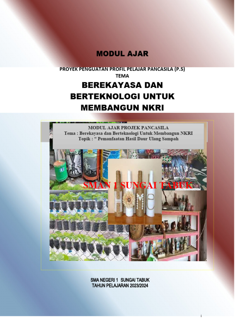 9.1 Modul P.5 Berekayasa & Berteknologi Untuk NKRI Ok | PDF