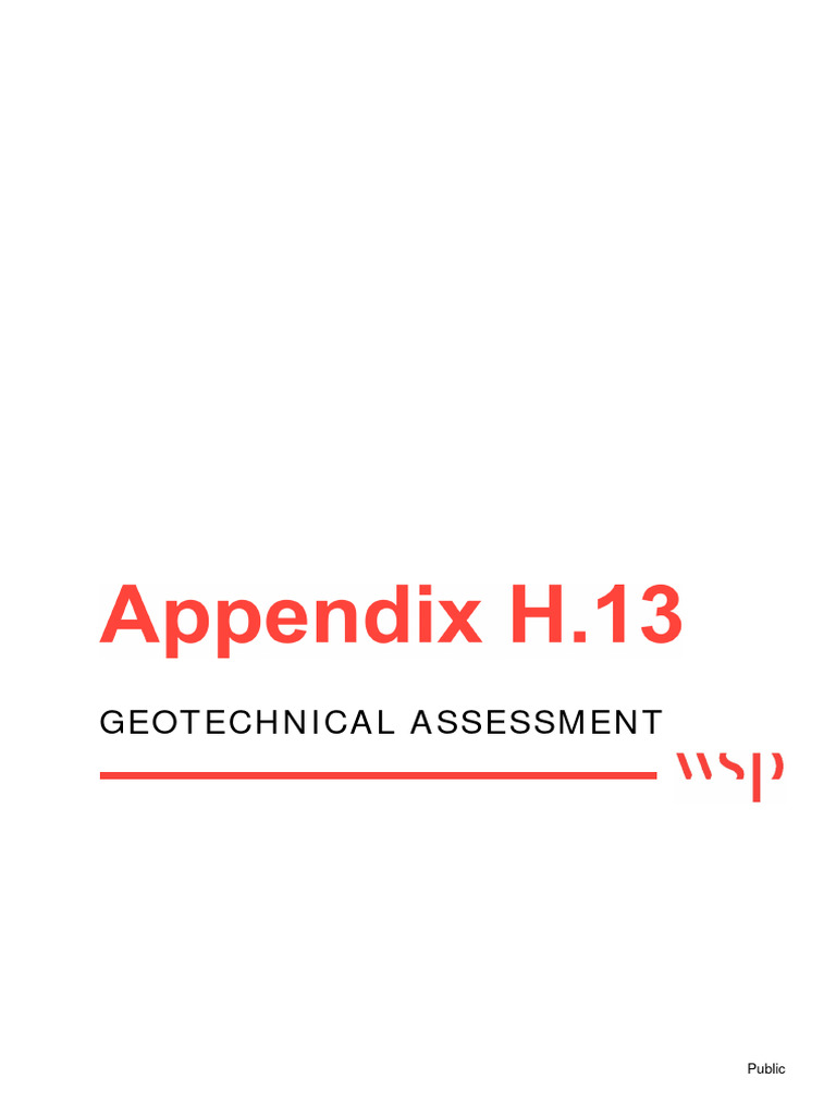 22 Appendix H-13 - Geotech | PDF | Geotechnical Engineering | Deep ...