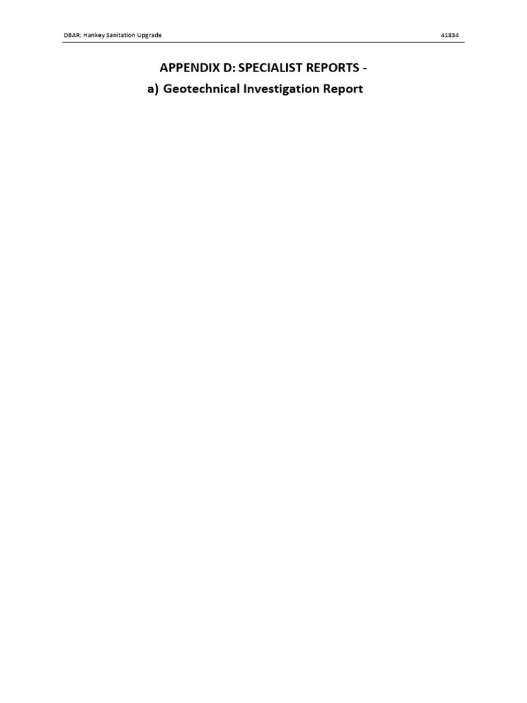 Appendix D - Specialist Reports 2024 | PDF | Silt | Gravel