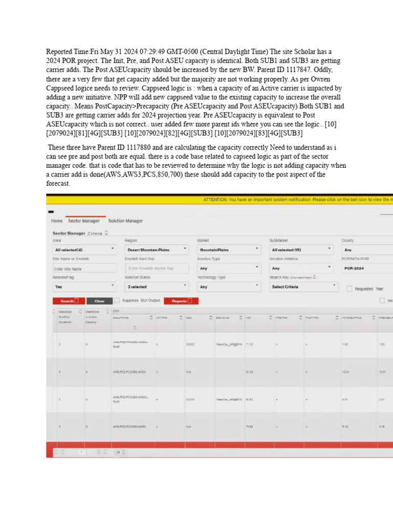 Jira Ticket Desc | PDF | Finance & Money Management | Computers