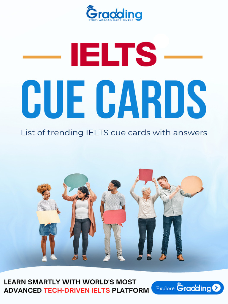 Ielts Cue Cards With Answers | PDF | Pride And Prejudice | Mr. Darcy