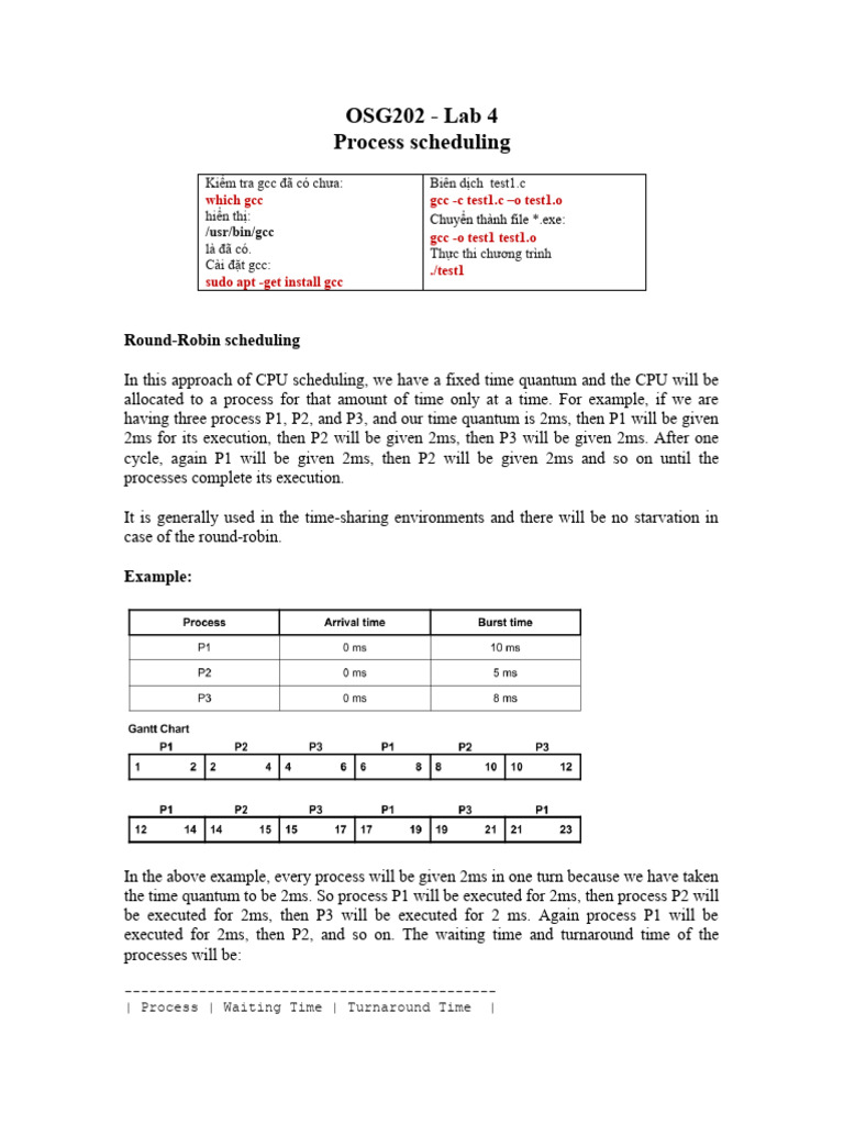 OS Lab4 GCC | PDF | Teaching Methods & Materials | Computers
