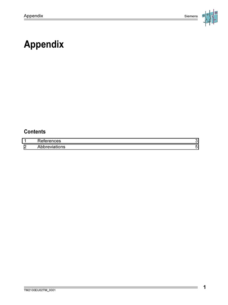 09 Tm2100eu02tm 0001 Appendix | PDF | Service Industries | Computer Science