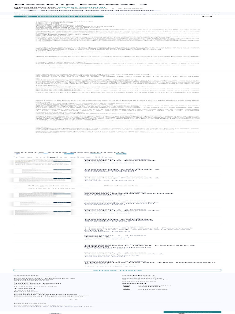 Hookup Format 2 PDF Payments Business | PDF | Scribd | Book Formats