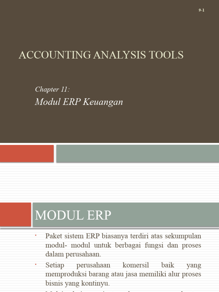 CH 11 - Modul ERP Keuangan Dan HRD | PDF | Bisnis | Pengelolaan Keuangan & Uang