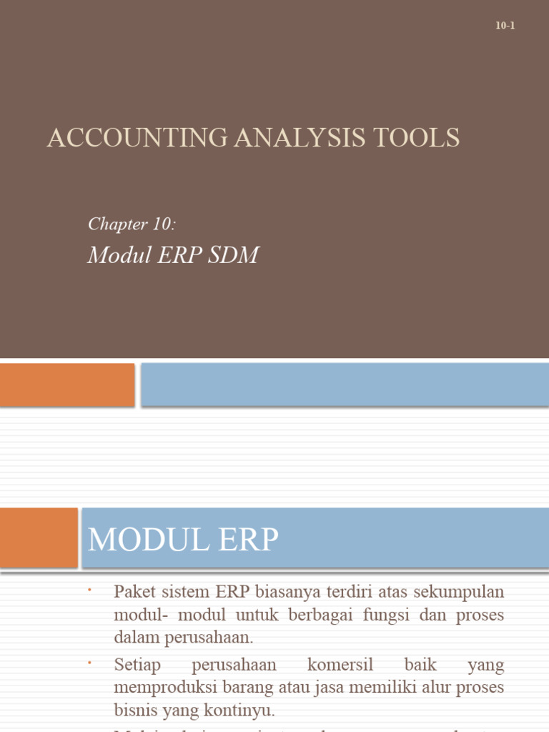 CH 10 - Modul ERP Penjualan Dan Distribusi | PDF