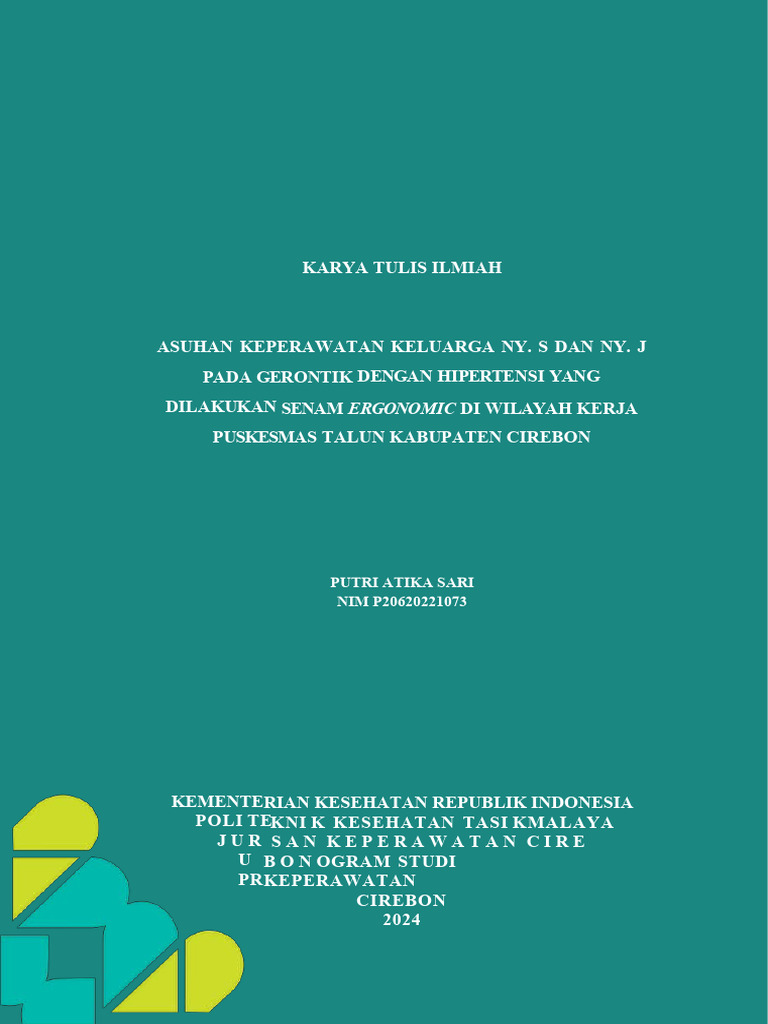 Senam Ergonomik untuk Hipertensi Lansia | PDF