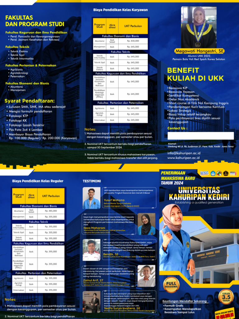 Brosur Pmb Ukk 2024 | PDF