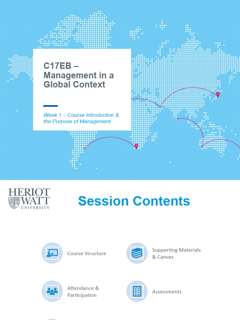 Week 1 Introduction And Purpose Of Management Lecturers Notes Pdf Educational Assessment