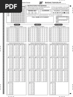 30 Question Answer Sheet | PDF