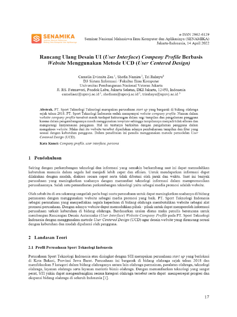 Rancang Desain Ulang UI (User Interface) Company Profile Berbasis ...