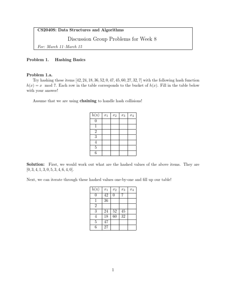 Tut6 Soln Pdf Algorithms And Data Structures Algorithms