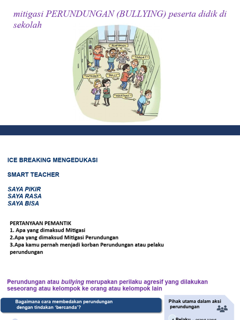 Mitigasi Perundungan di Sekolah | PDF | Kesehatan Holistik | Sains ...