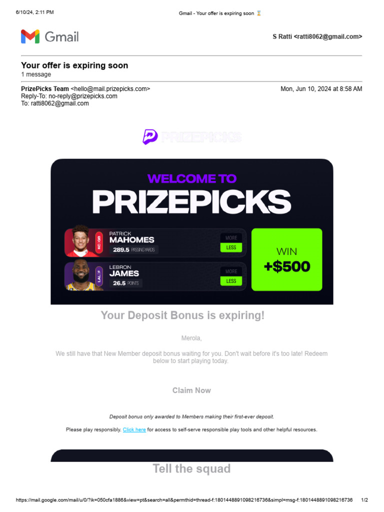 Gmail - Your Offer Is Expiring Soon | PDF