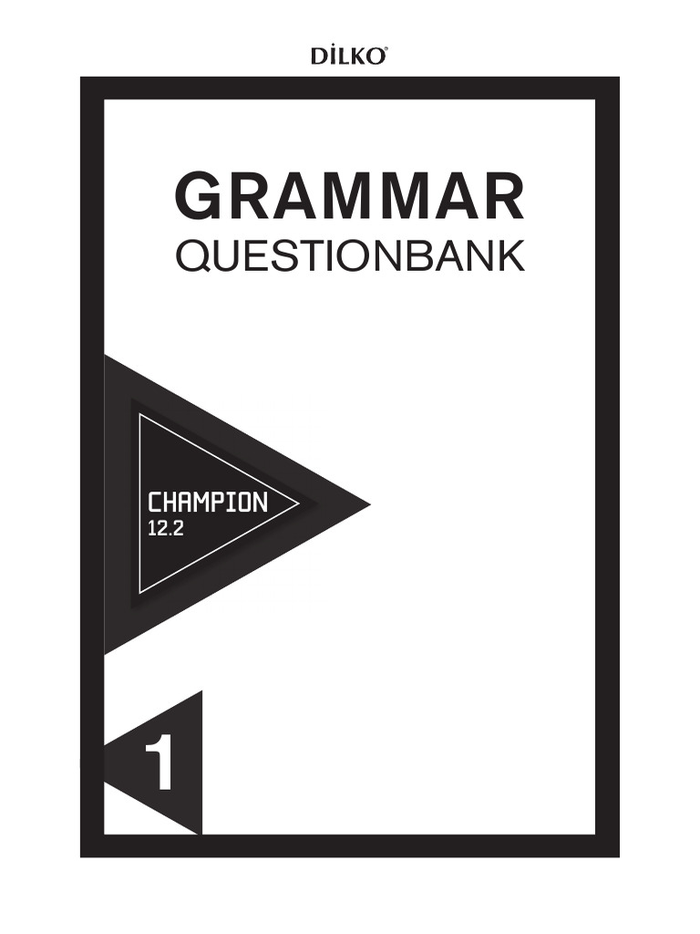 QB Grammar | PDF | Verb | Semantic Units