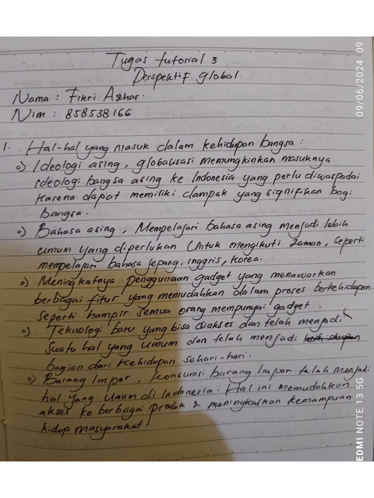 TT3 Perspektif Global | PDF