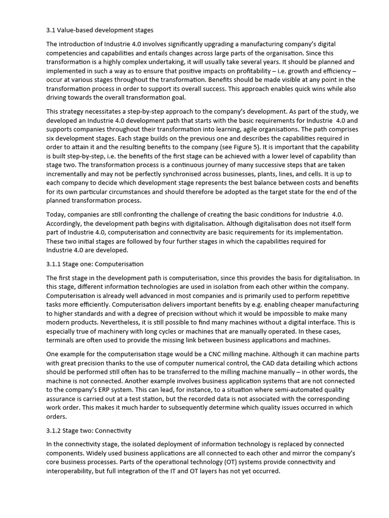 Value-Based Development Stages | PDF | Automation | Big Data