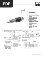 HBM HLC... Load Cell | PDF | Electrical Resistance And Conductance | Electrical Engineering