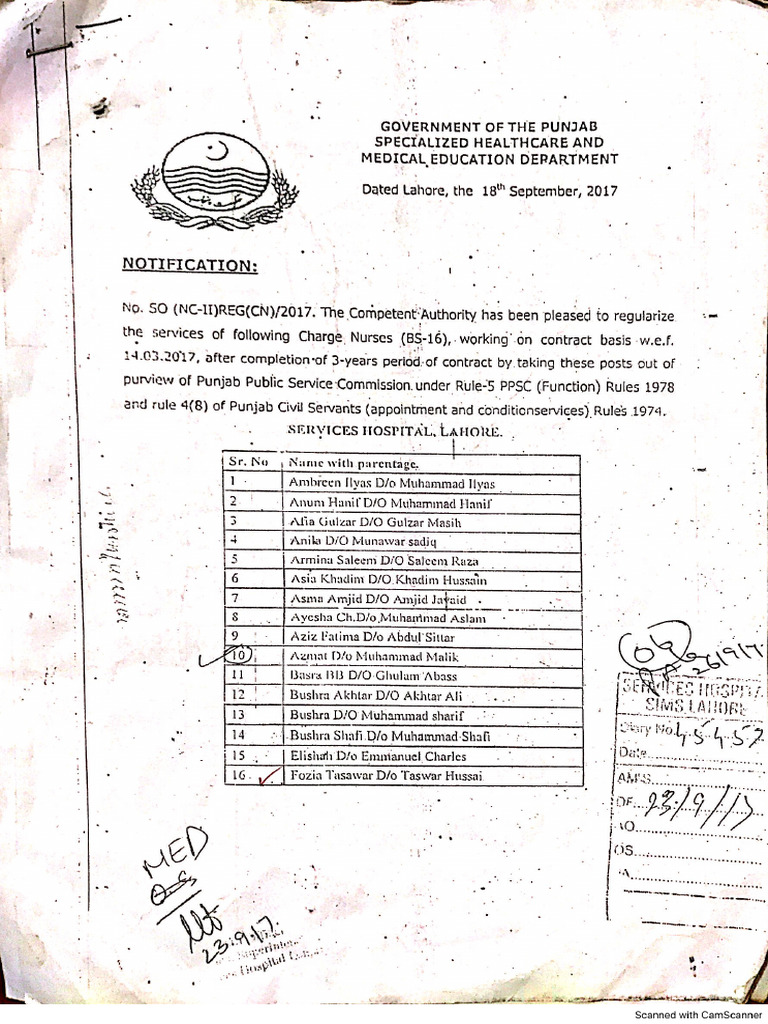 Appointment Orders 2011 | PDF