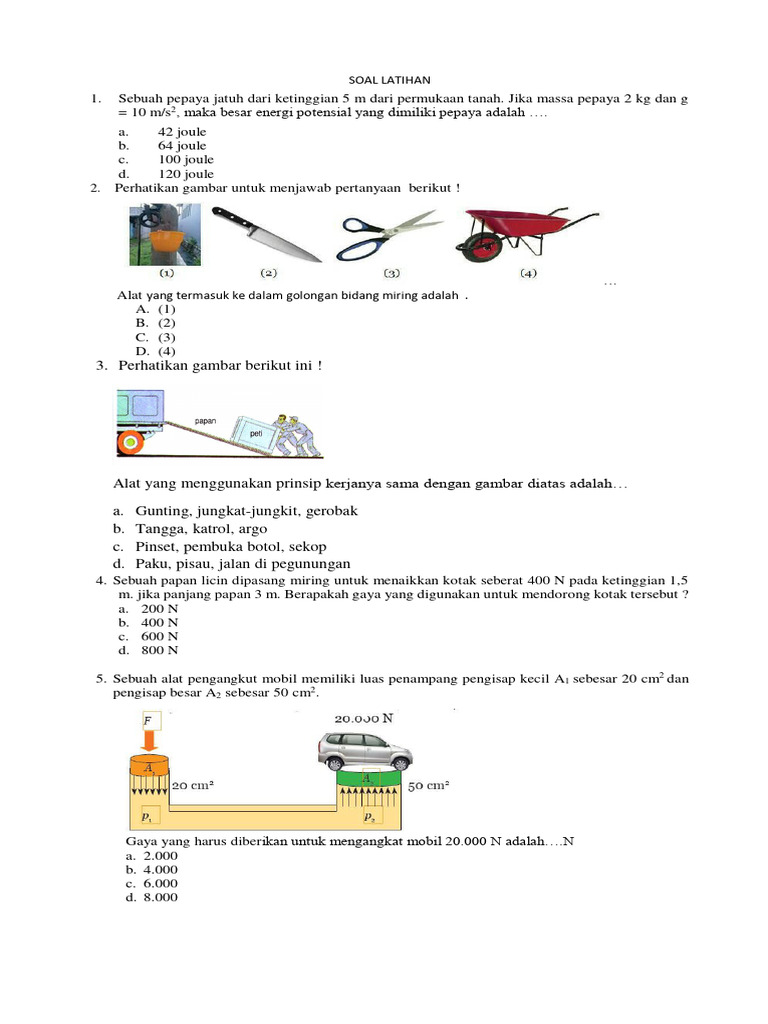 Soal Latihan Asat 2024 | PDF