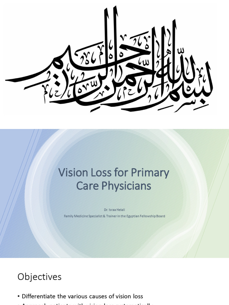 vision loss | PDF | Cataract | Visual Impairment
