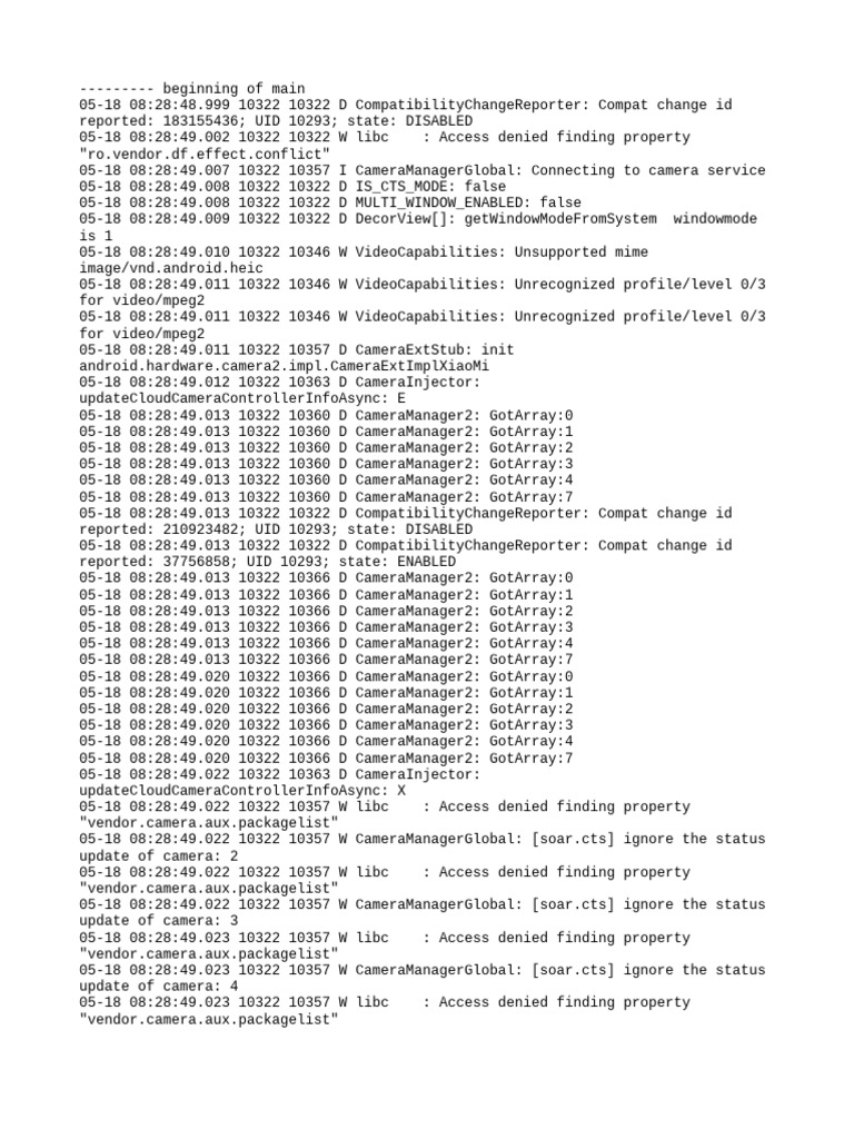 Log Cat 1715995728956 | PDF | Codec | Computing