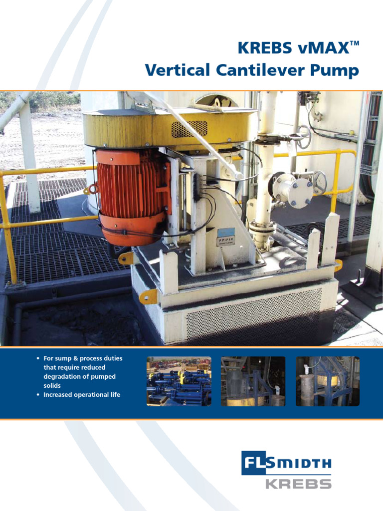 FLSmidth vMAX Pump Brochure | PDF | Pump | Bearing (Mechanical)