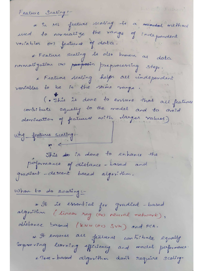 Feature Scaling | PDF