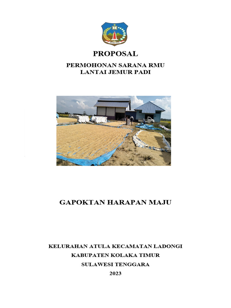 PROPOSAL Sarana RMU LANTAI JEMUR | PDF