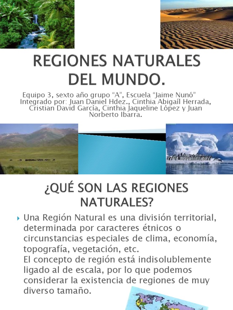 Regiones Naturales y su Biodiversidad | PDF | Conservación | Naturaleza