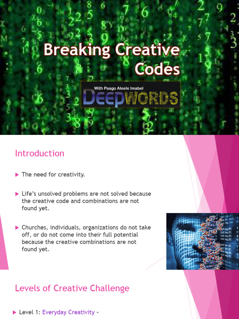 Breaking Creative Codes | Download Free PDF | Creativity | Knowledge