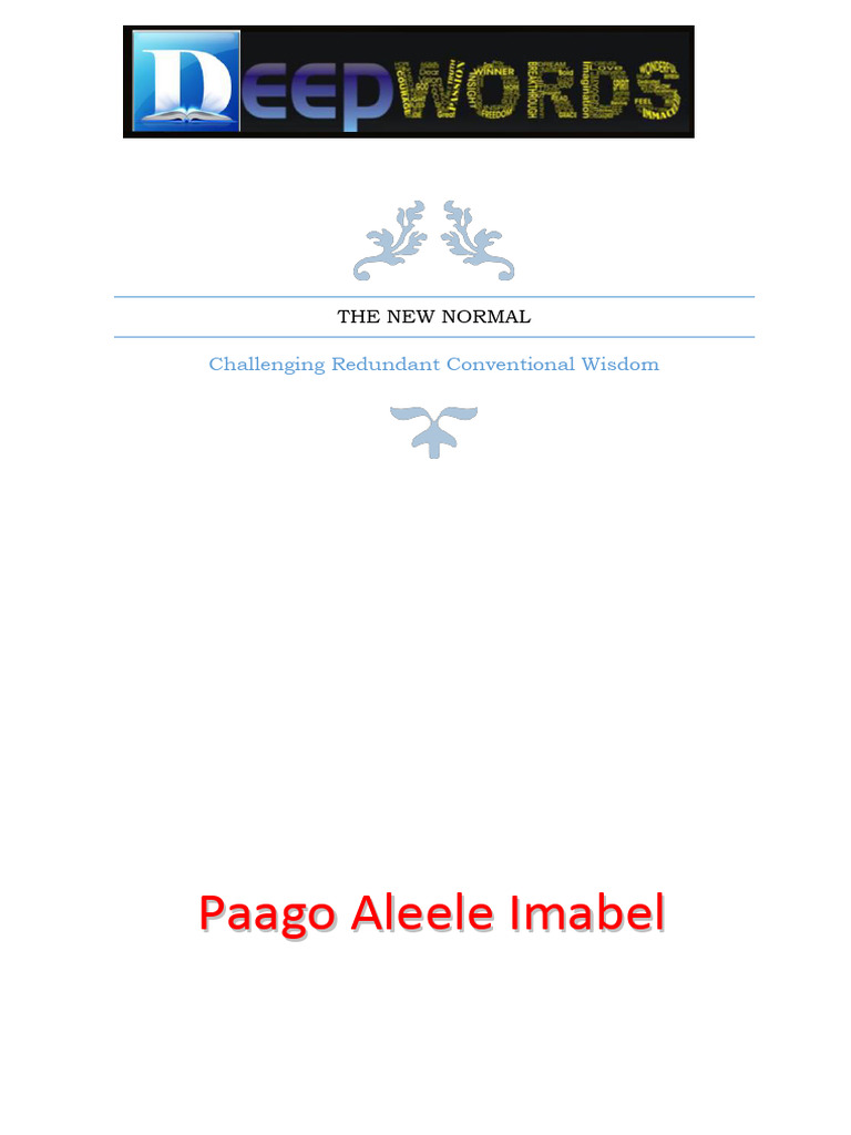 The New Normal | PDF | Jesus | Patience