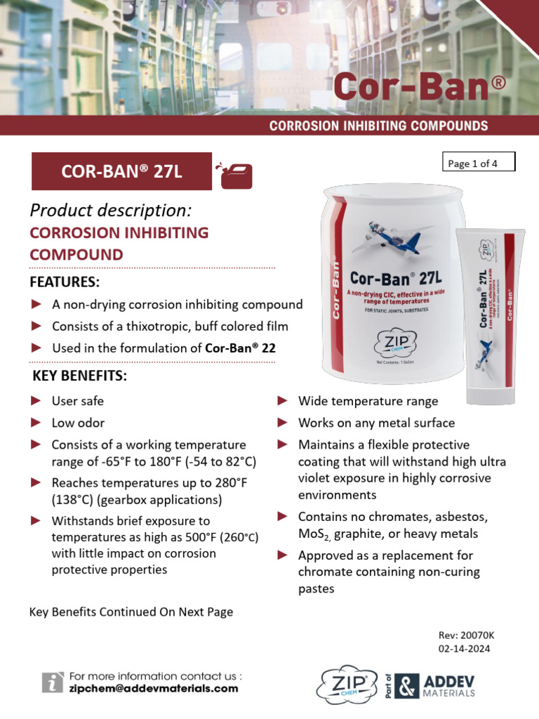 Cor Ban 27L | PDF | Corrosion | Materials