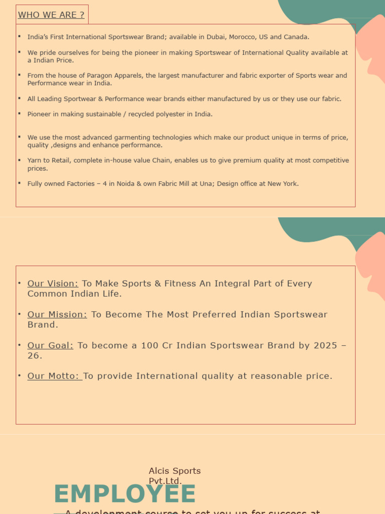 Training Module Updated | PDF | Textiles | Sales