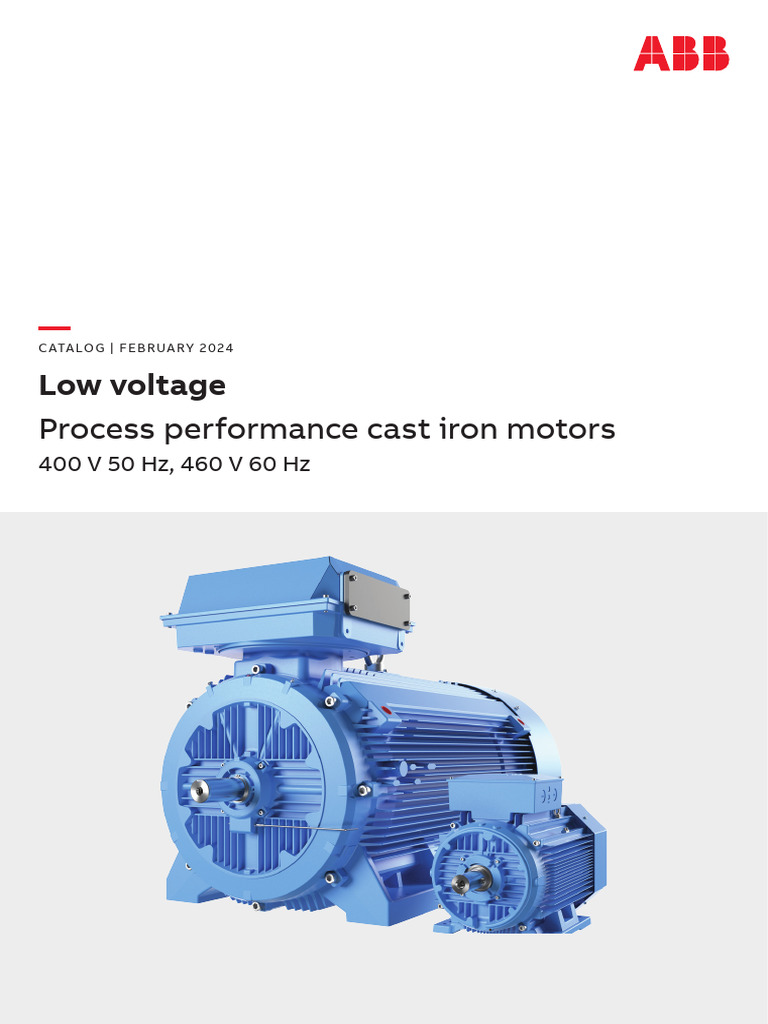 ABB Low Voltage Process Performance Motors 02-2024 | PDF | Electrical ...