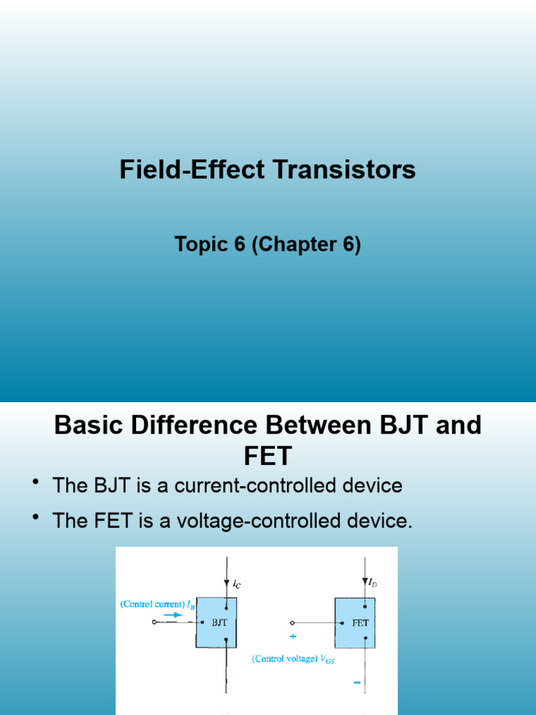 S6_Field-Effect Transistors | Download Free PDF | Mosfet | Field Effect ...
