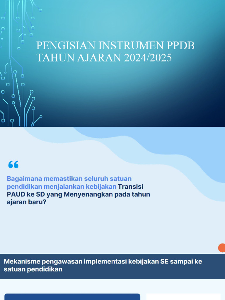 Pengisian Instrumen PPDB Tahun Ajaran 2024 | PDF | Karier & Perkembangan | Bisnis
