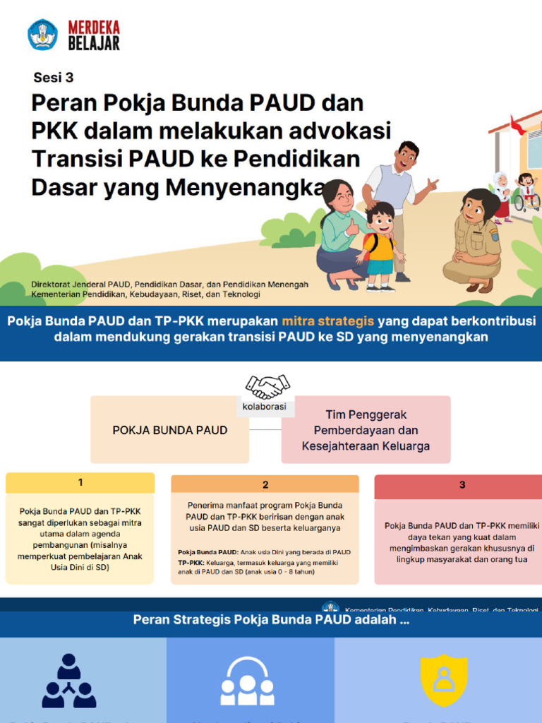 Sosialisasi Pokja BUNDA PAUD | PDF