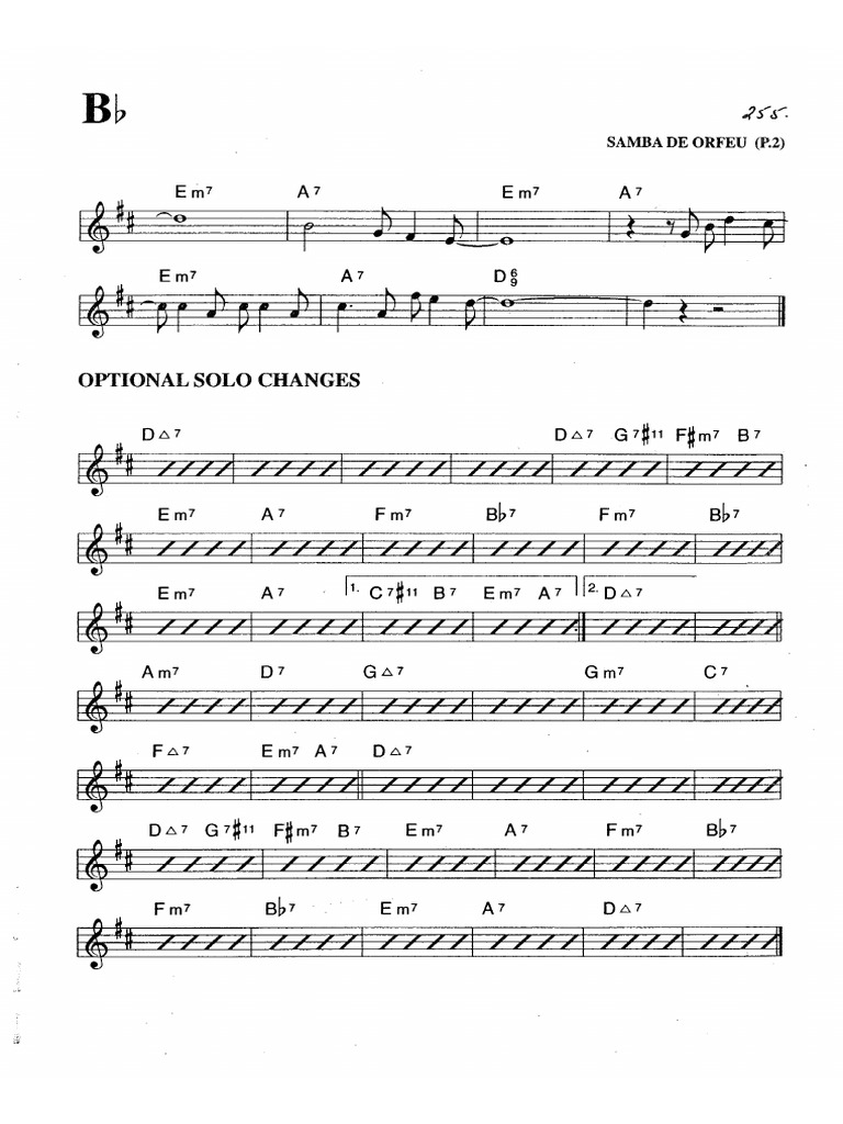 Samba de Orfeu BB 2 | PDF